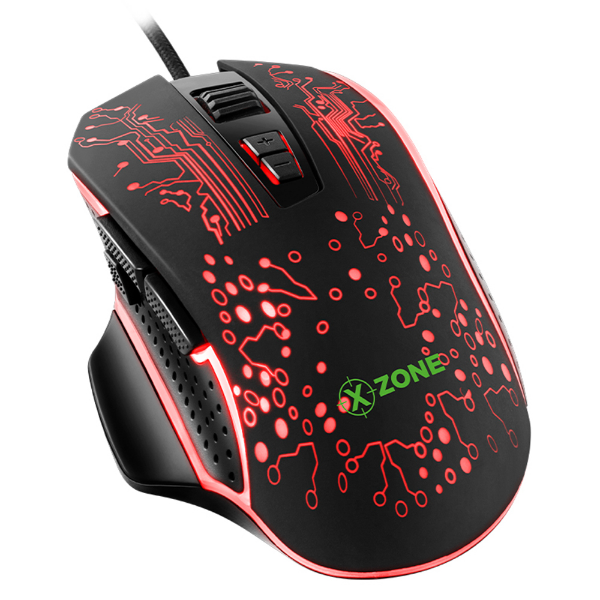 Gaming Mouse Gamer Xzone Gmf-03 3200dpi Preto Usb LedHD Store