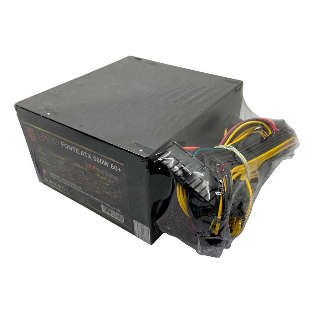 Onte De Alimentacao Pixxo Atx 500w 80plus Bronze C/ Cabo - HD Store