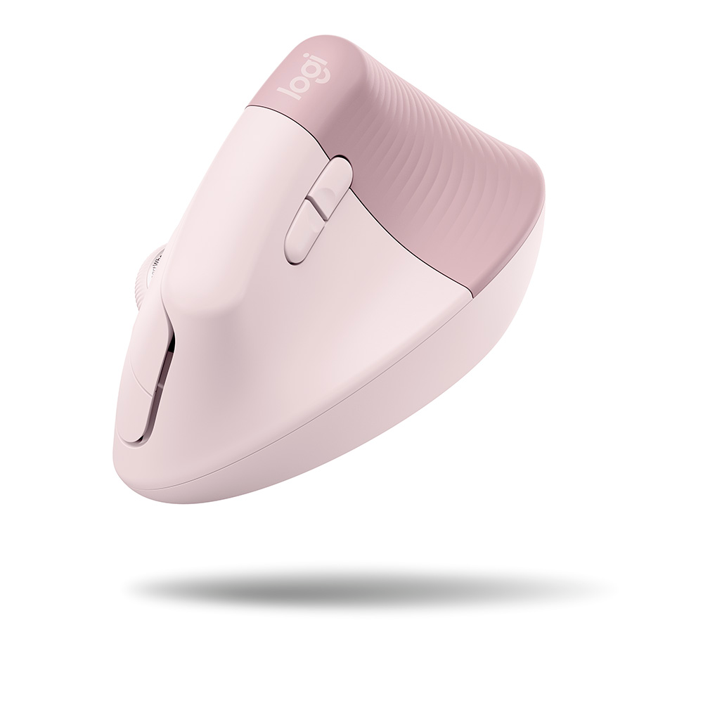 Mouse Sem Fio Logitech Lift Vertical - Rosa - 910-006472HD Store