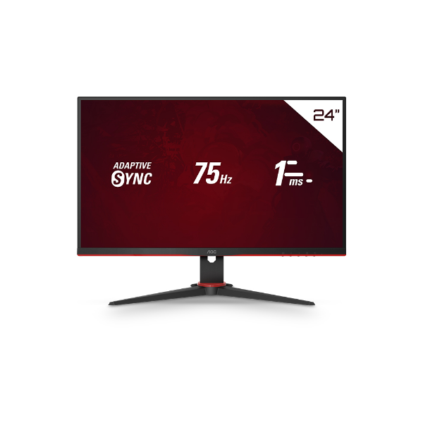 Monitor 23,8p Aoc 24g2he5 Widescreen Gamer/1ms/Ips/75hzHD Store