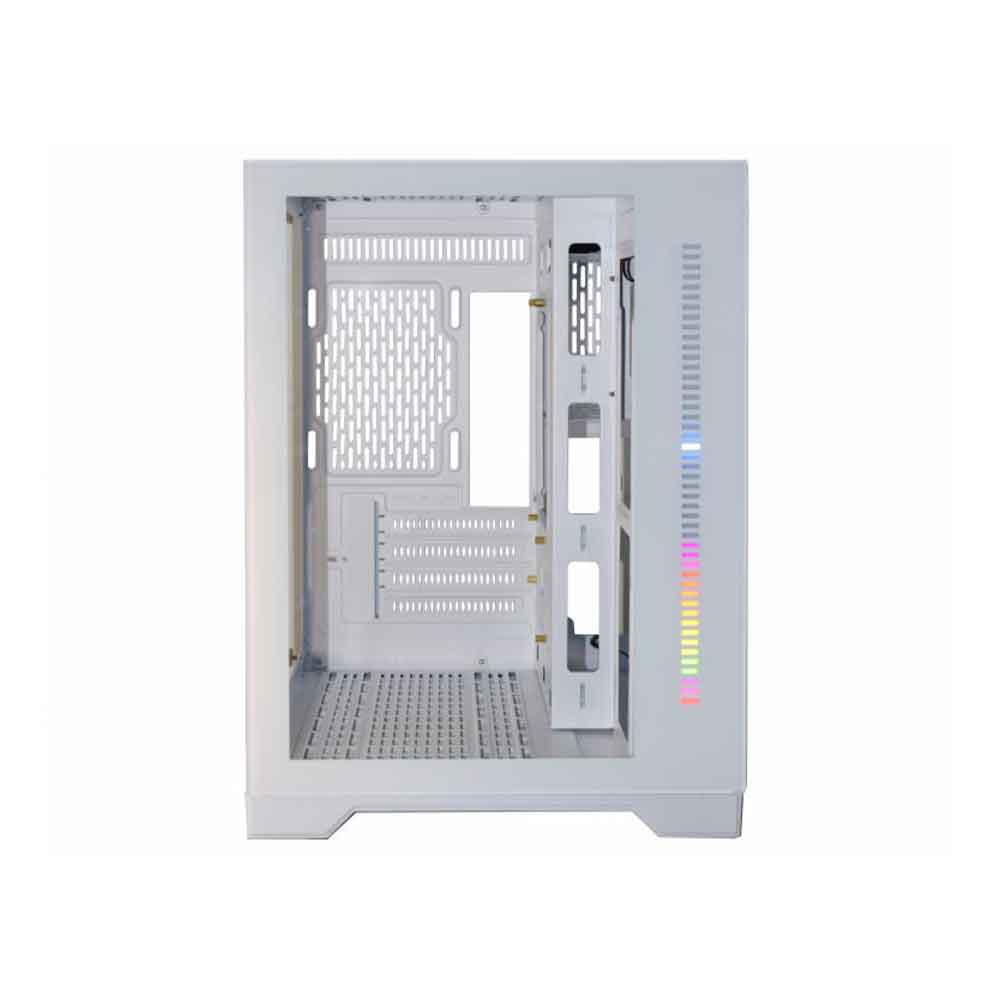 GABINETE GAMER K-MEX CG-W12A SPACEX WHITE MICRO ATX OPEN FRAHD Store
