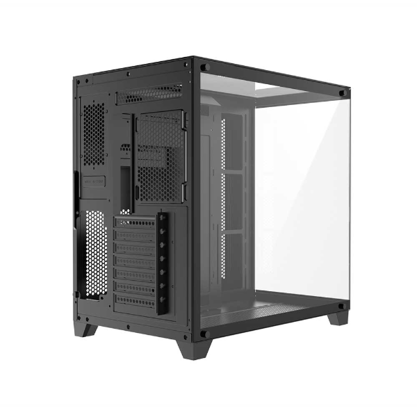 GABINETE GAMER LIKETEC ZEUS PRO GLASS BLACK SEM FAN ATX PRETHD Store